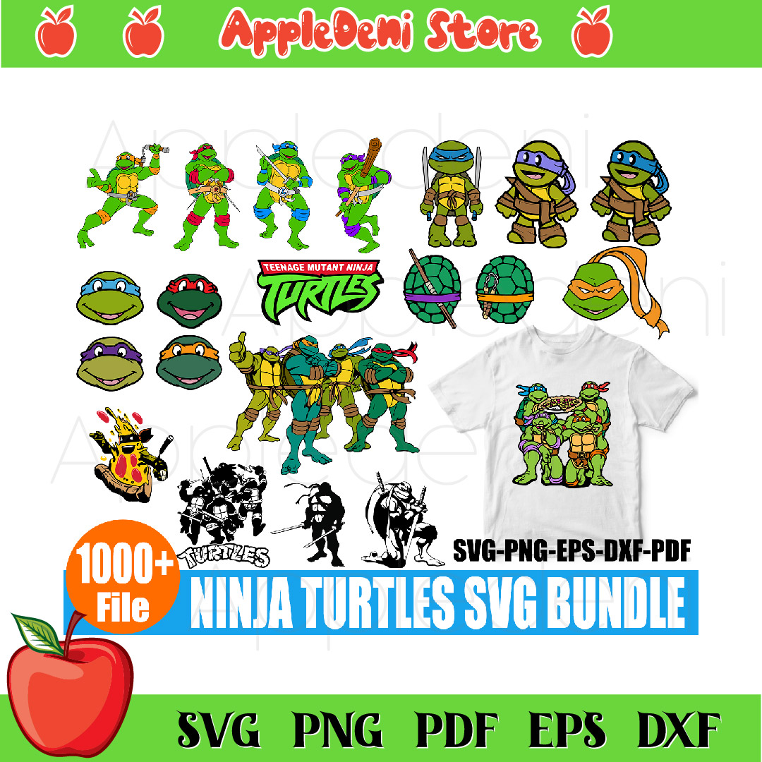 Ninja Turtles Svg Bundle | Inspire Uplift