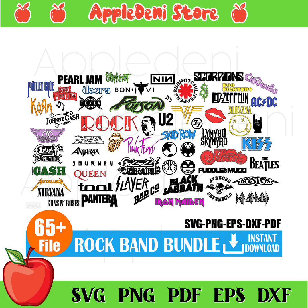 Rock Band Svg Bundle | Inspire Uplift