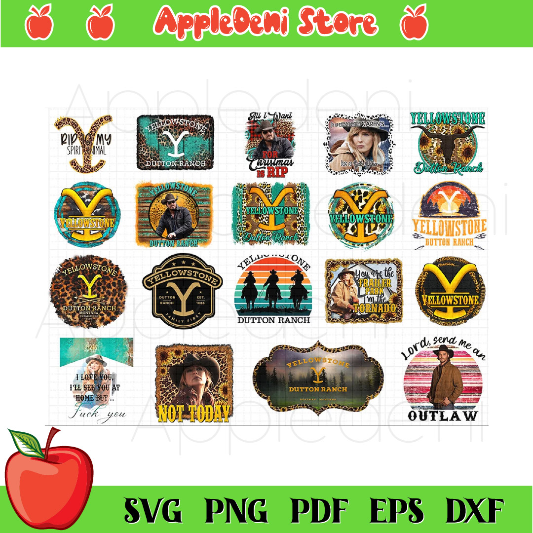 19 Yellowstone Designs png | Inspire Uplift