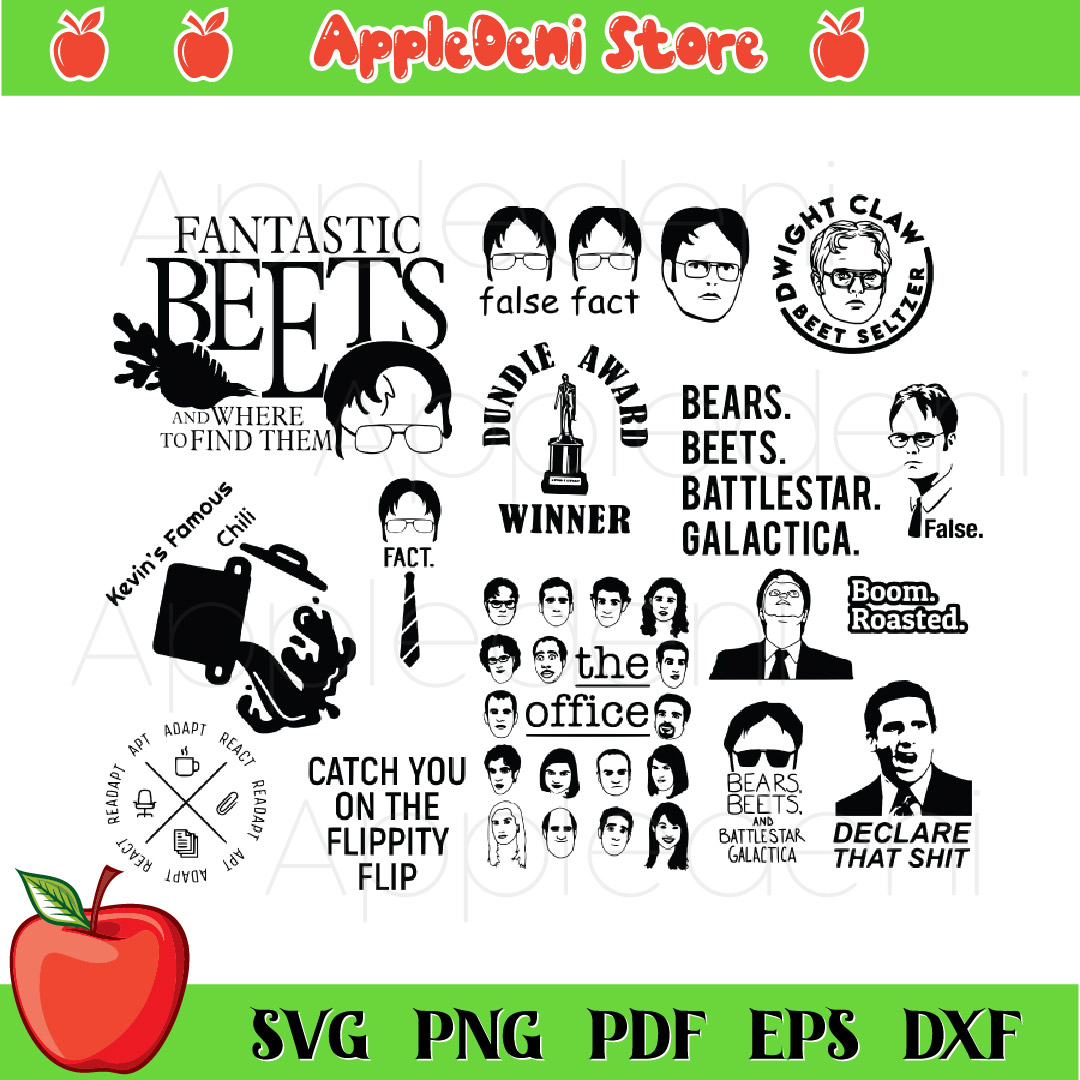 The Office TV Show Svg Bundle | Inspire Uplift