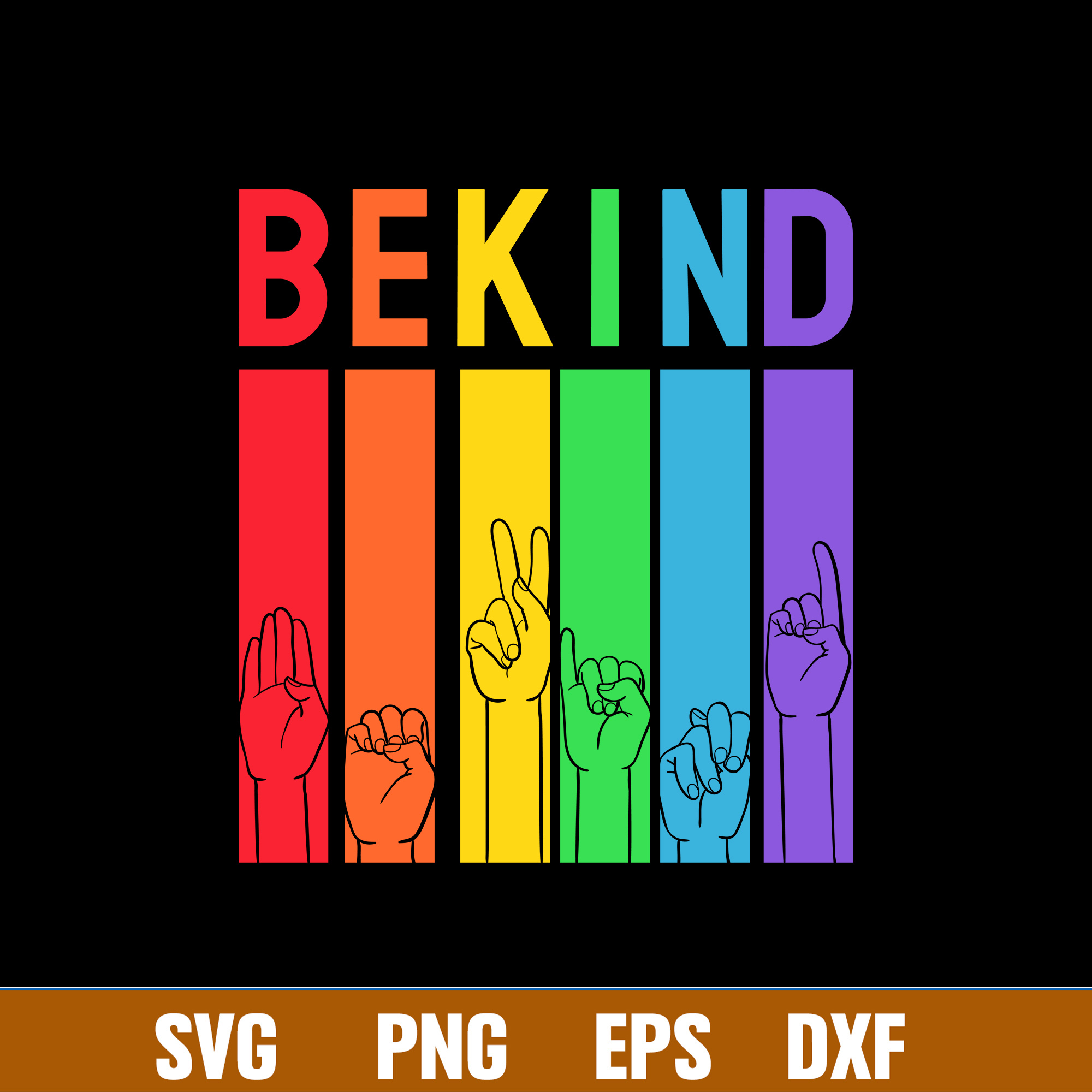 Be Kind Hand Sign Language Svg, Be Kind Svg, Png Dxf Eps Dig | Inspire ...