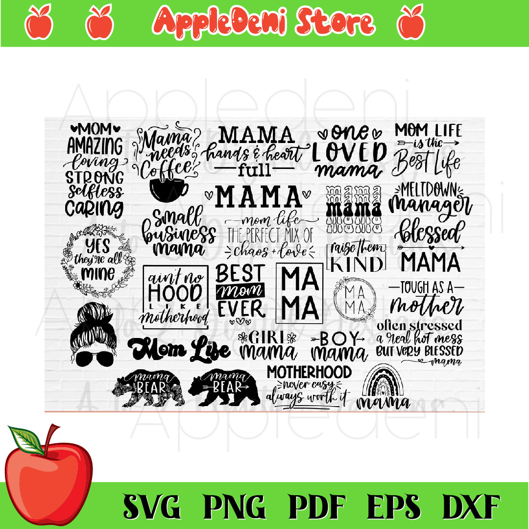 Mom Svg Bundle | Inspire Uplift