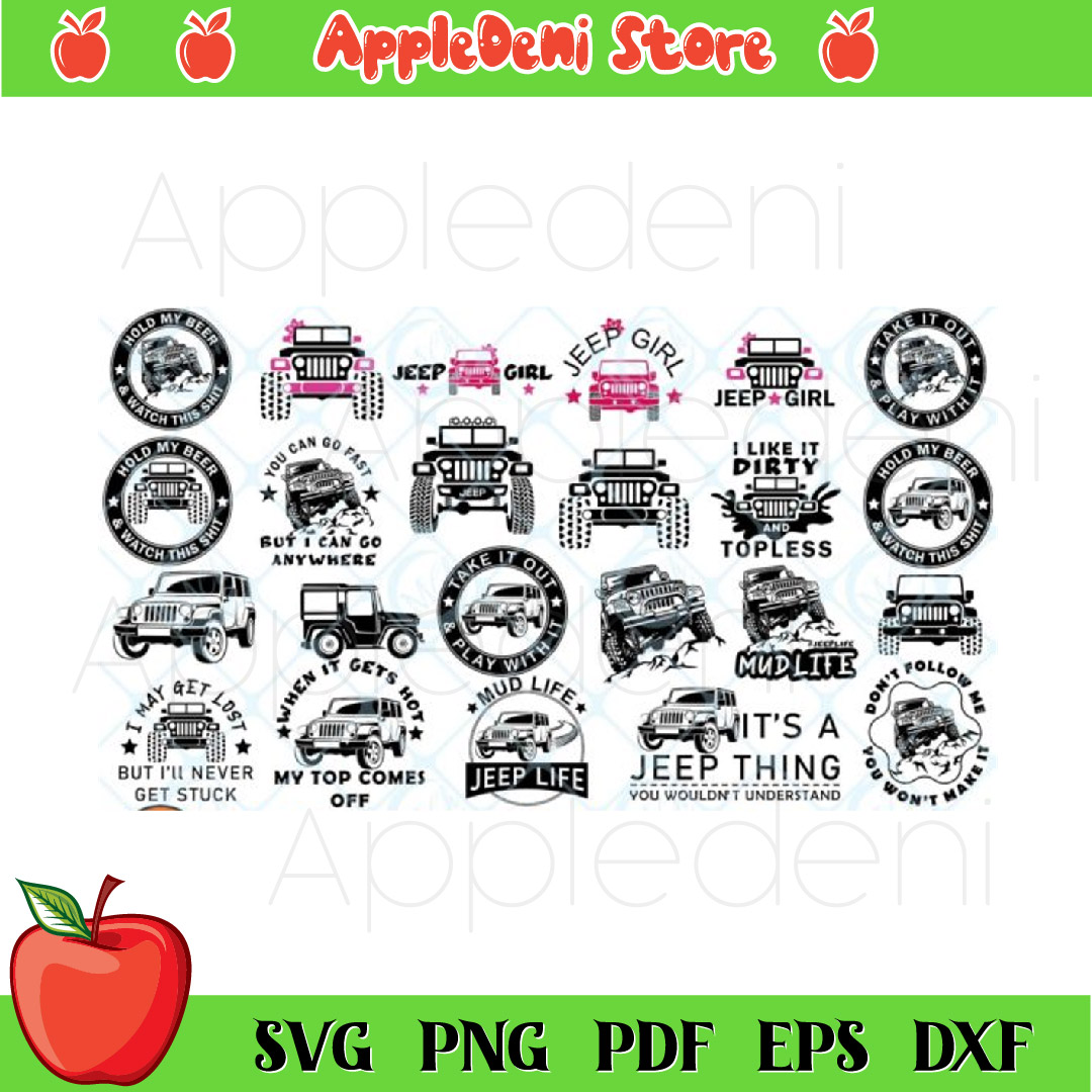 Jeep SVG Bundle | Inspire Uplift