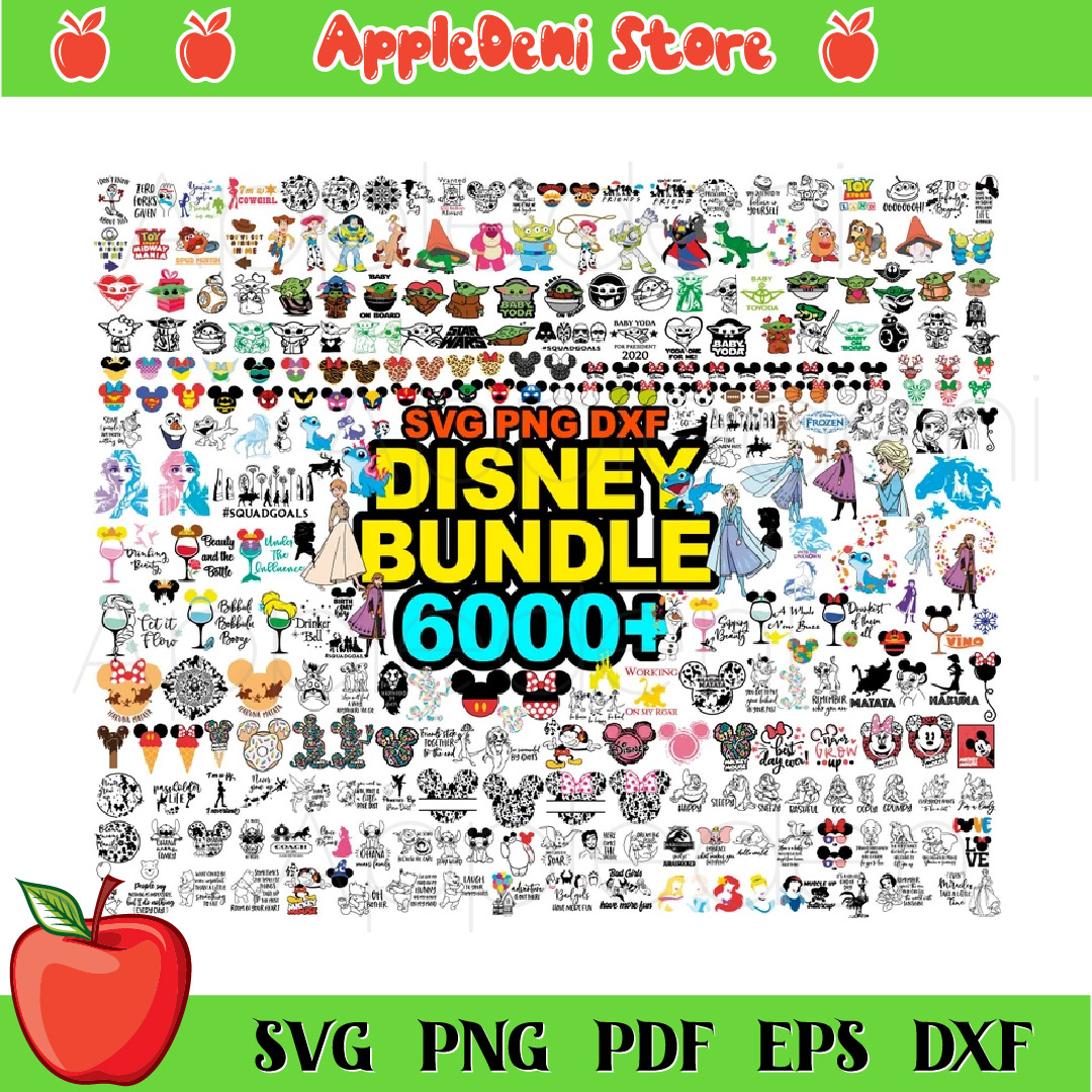 Disney Mega Bundle 6000 Files - Inspire Uplift