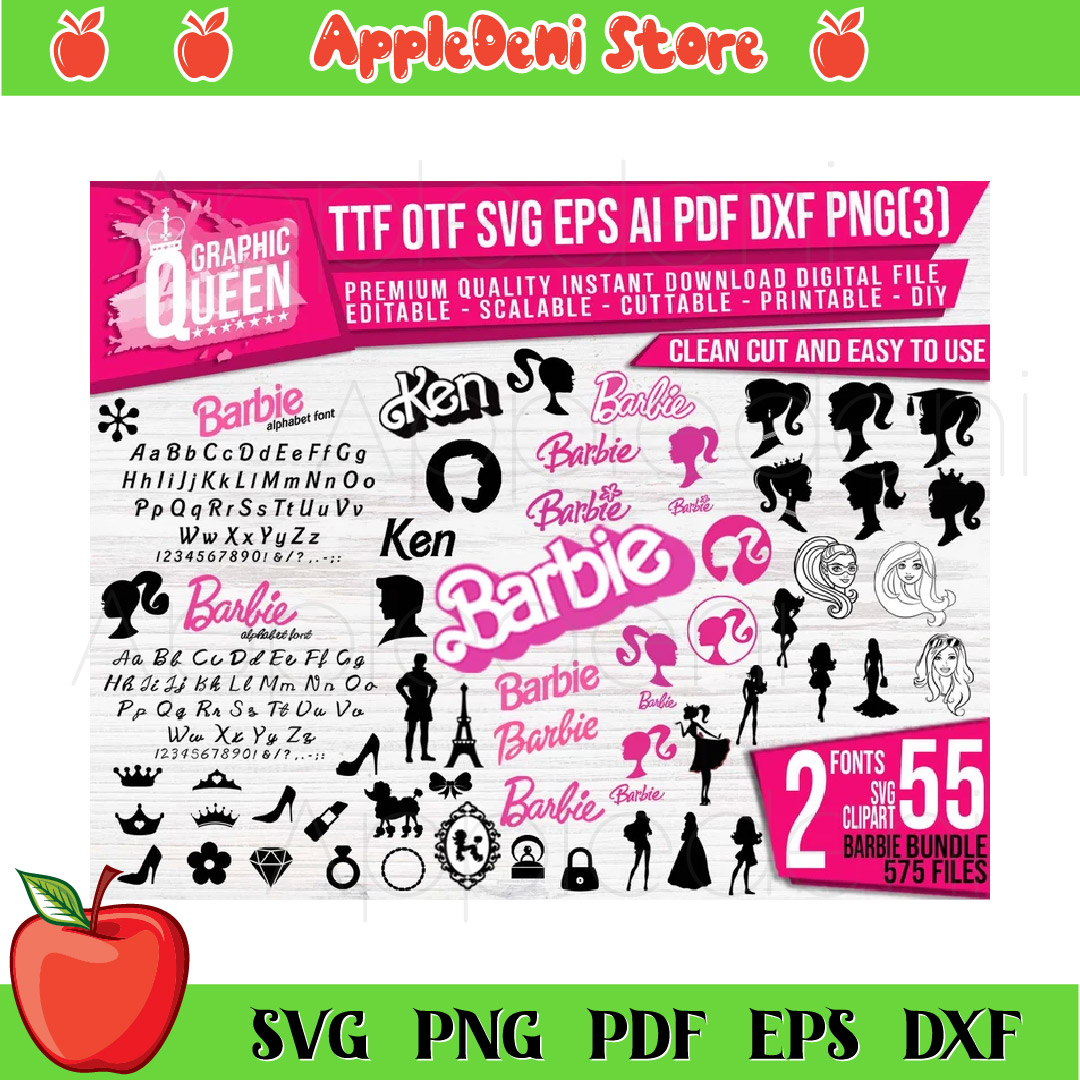 Barbie SVG Bundle | Inspire Uplift