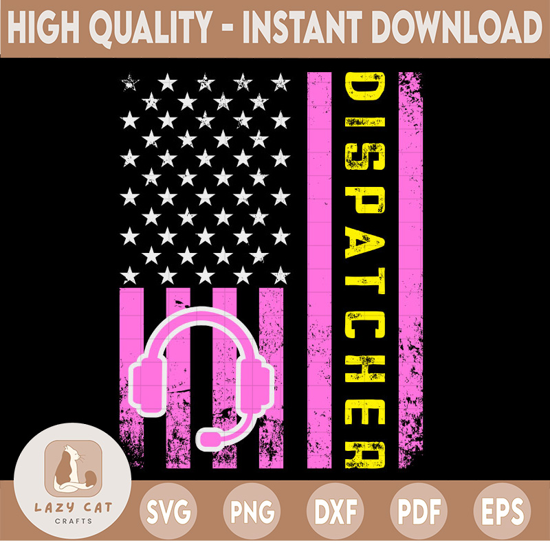 Dispatcher svg, 911 dispatcher svg, Dispatch Pink America fl - Inspire ...