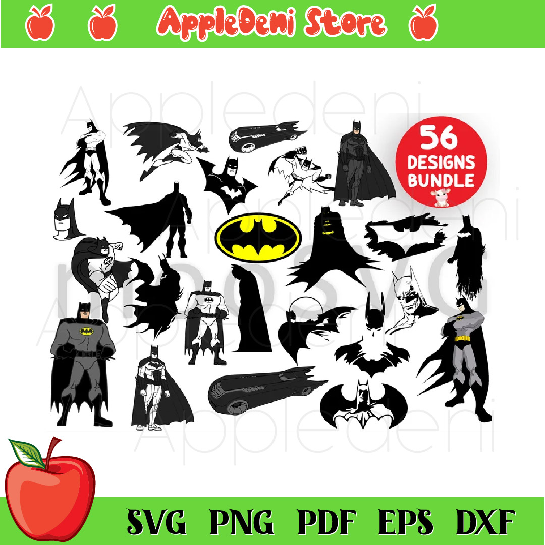 Batman SVG Bundle 56 Designs | Inspire Uplift