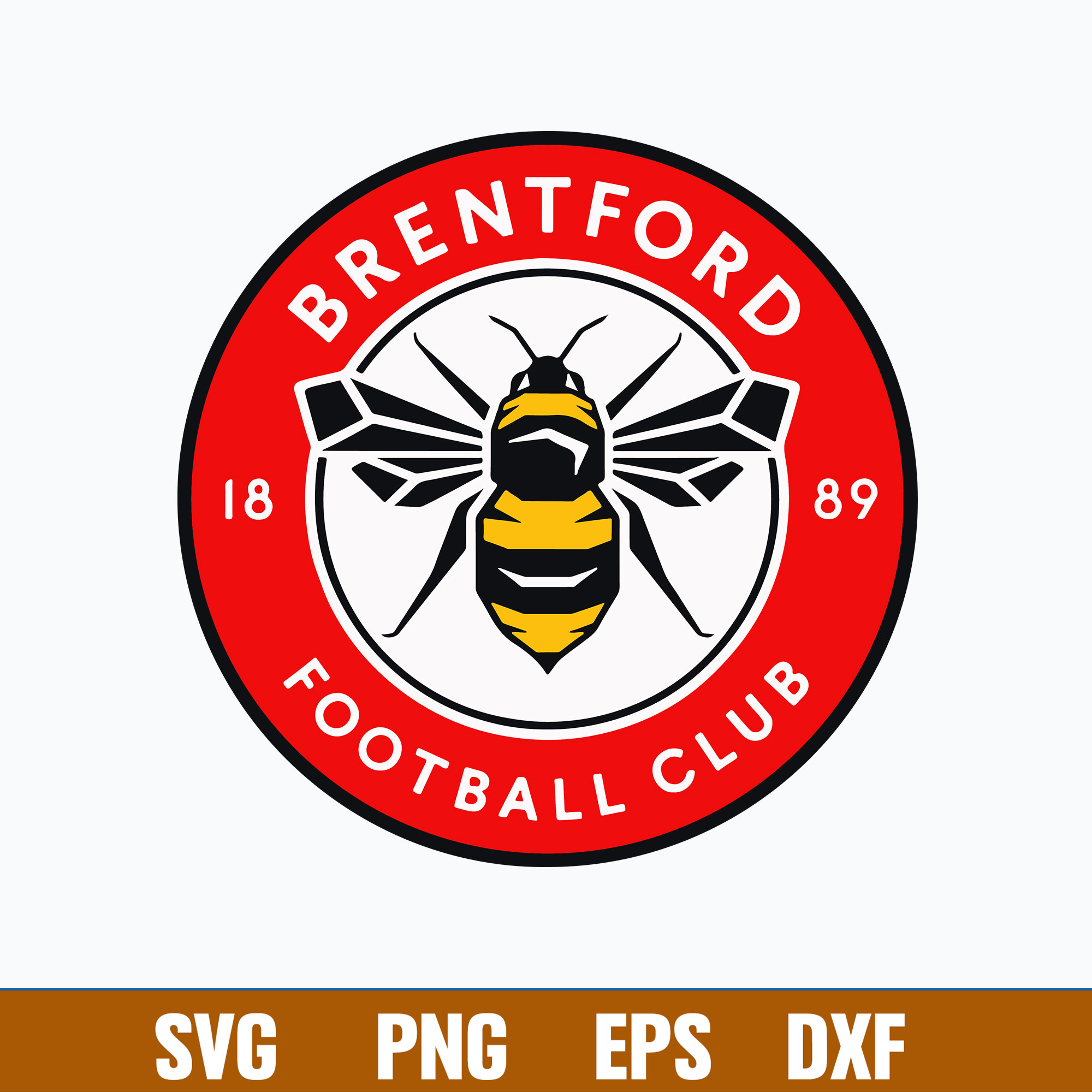 Brentford 1889 Football Club Svg, Bretford Svg, Sport Svg, P - Inspire ...
