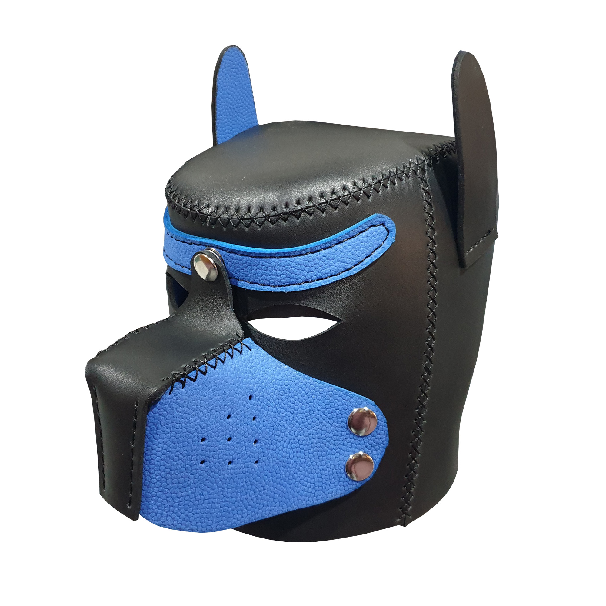 Leather Dog Mask Hood Full Head | Inspire Uplift