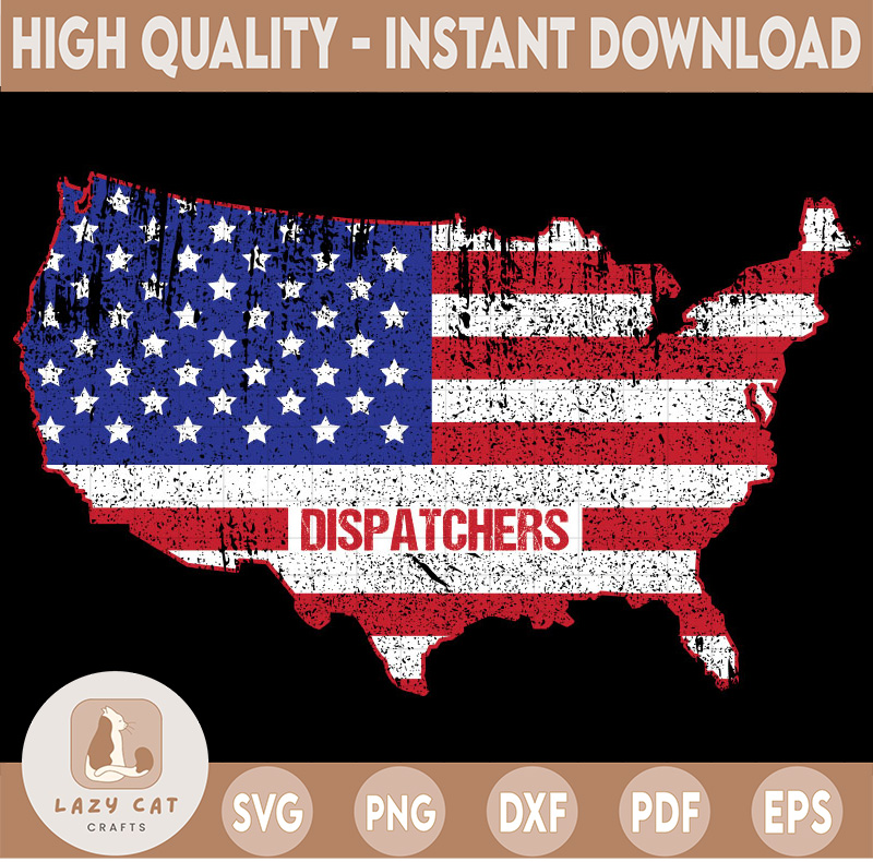Dispatchers America Map svg, 911 Dispatchers svg, Dispatcher | Inspire ...