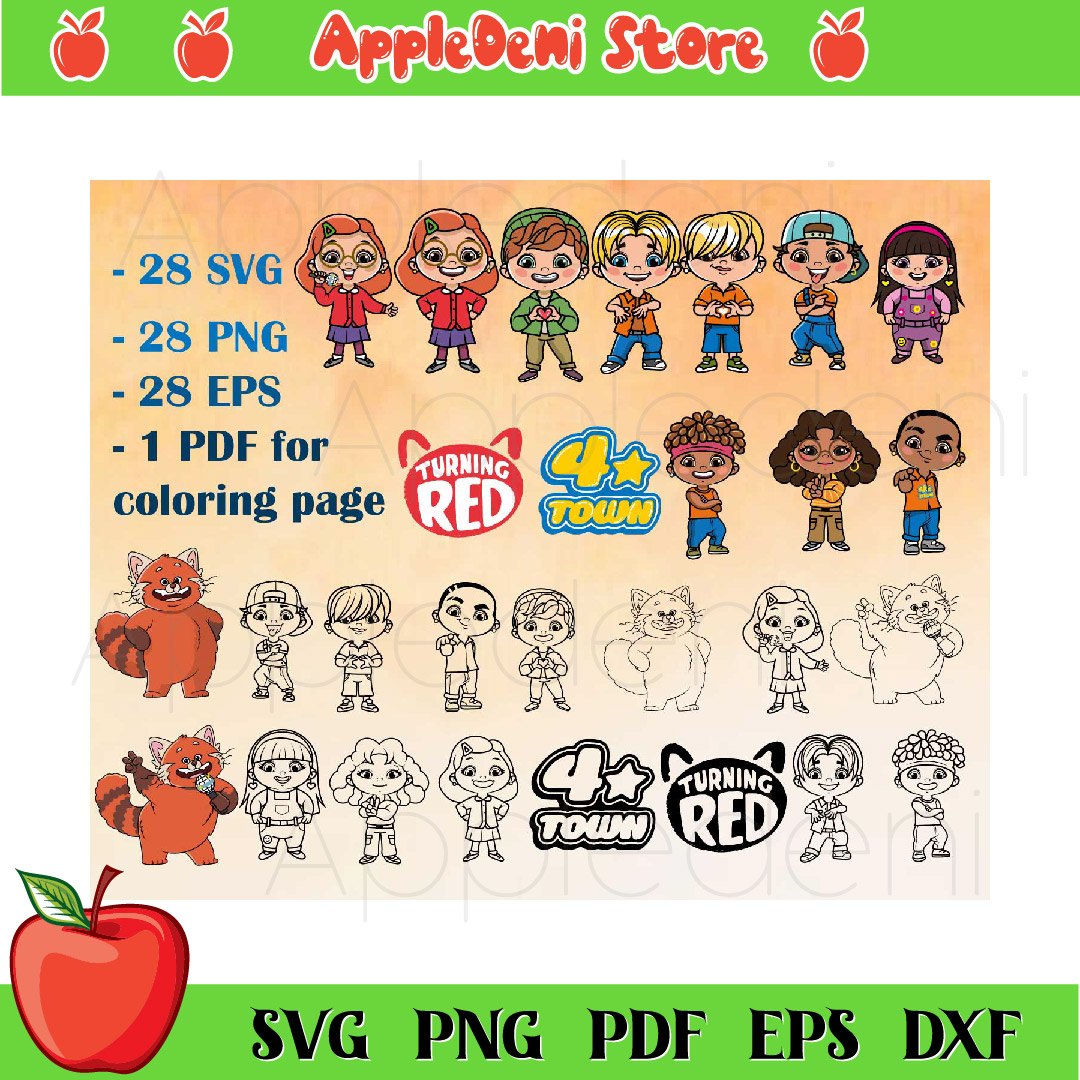 Turning Red SVG Bundle | Inspire Uplift