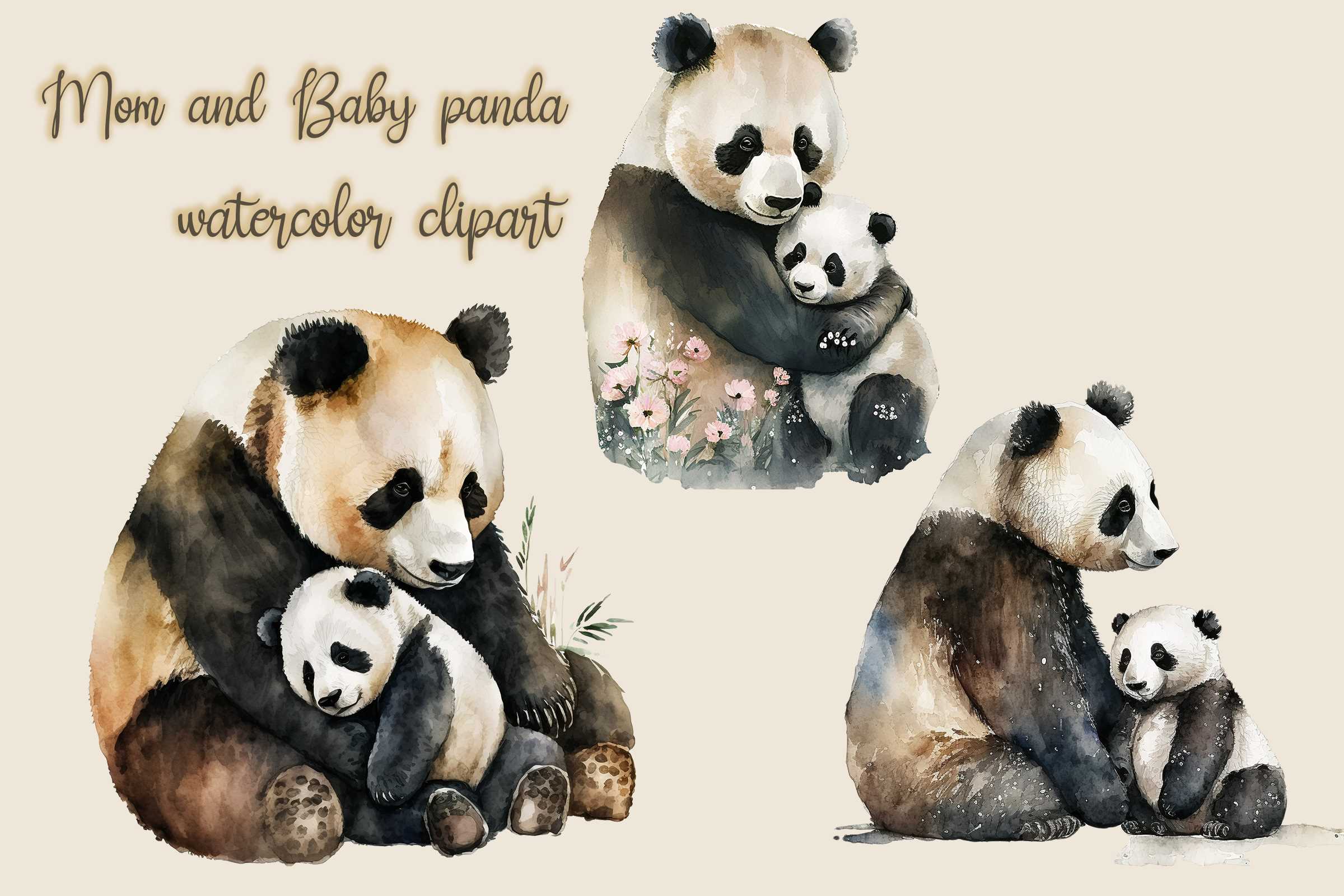 Babypanda Clipart