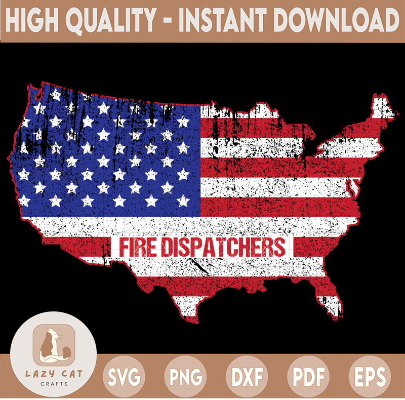 Dispatch Fire America Map svg, Police Dispatcher Firefighter | Inspire ...