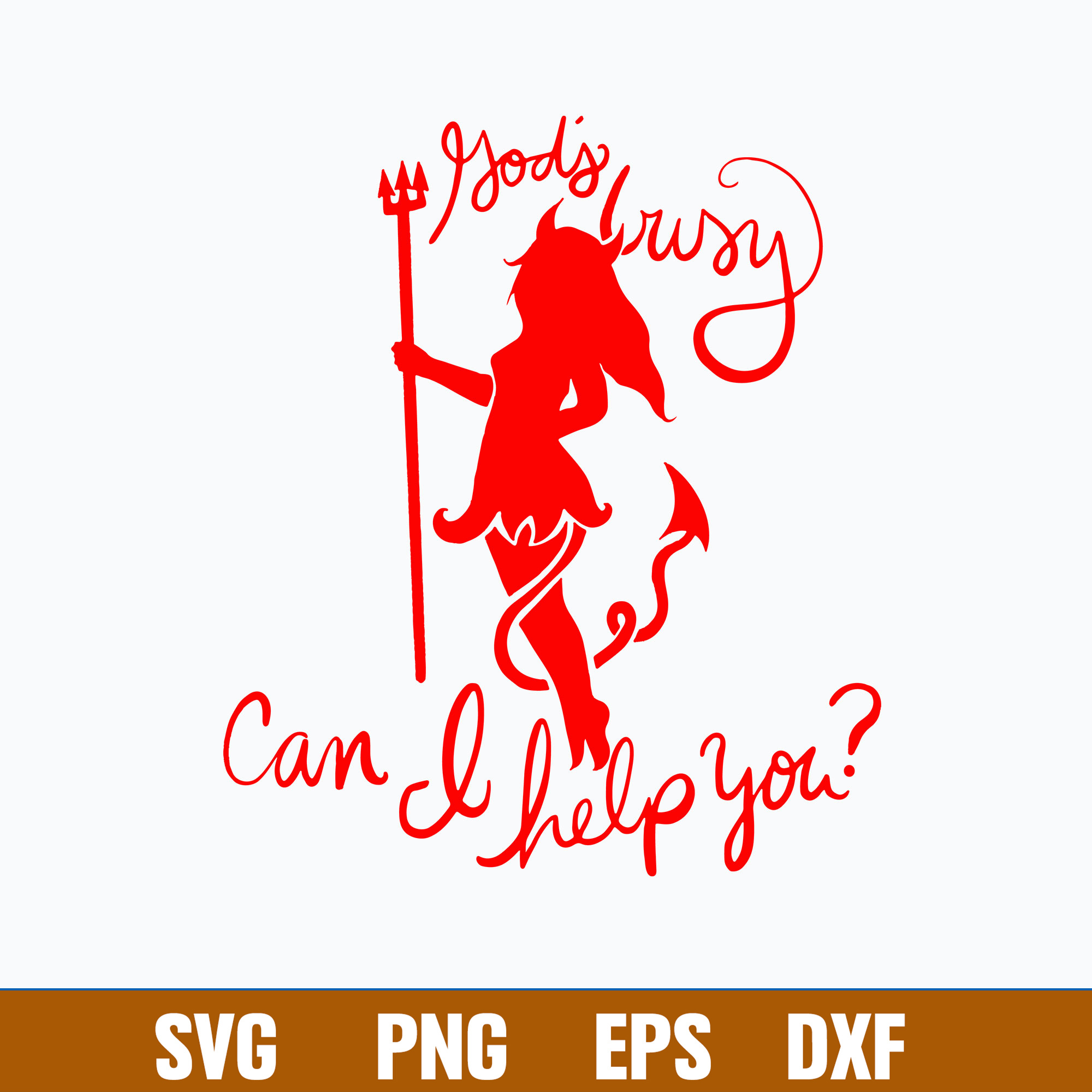 Devil Rodj Busy Can I Help You Svg, Devil Svg, png Dxf Eps f | Inspire ...