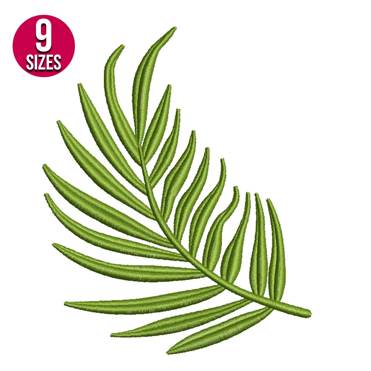 Tropical Fern Leaf embroidery design, Machine embroidery des | Inspire ...