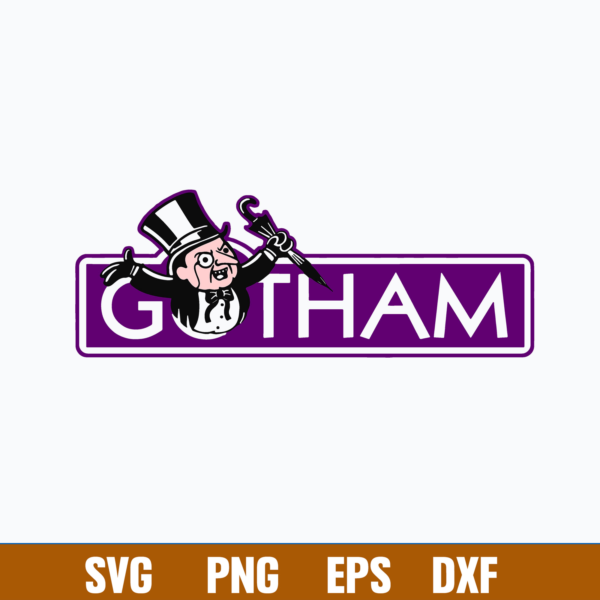 Gotham Gothopoly Svg, Gotham Svg, Png Dxf Eps File | Inspire Uplift