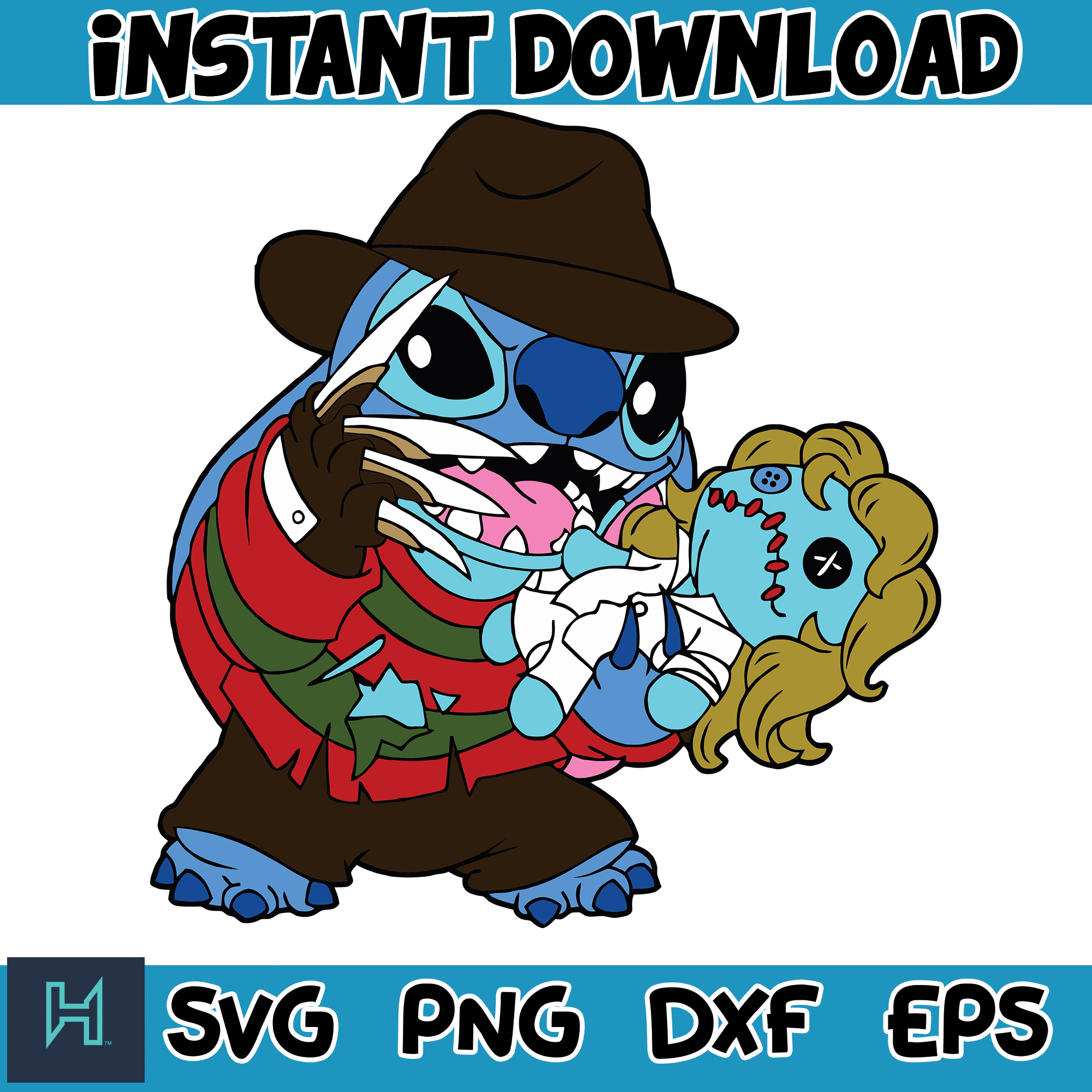 Freddy svg,Halloween Stitch Svg, Stitch halloween Svg, Stitc | Inspire ...