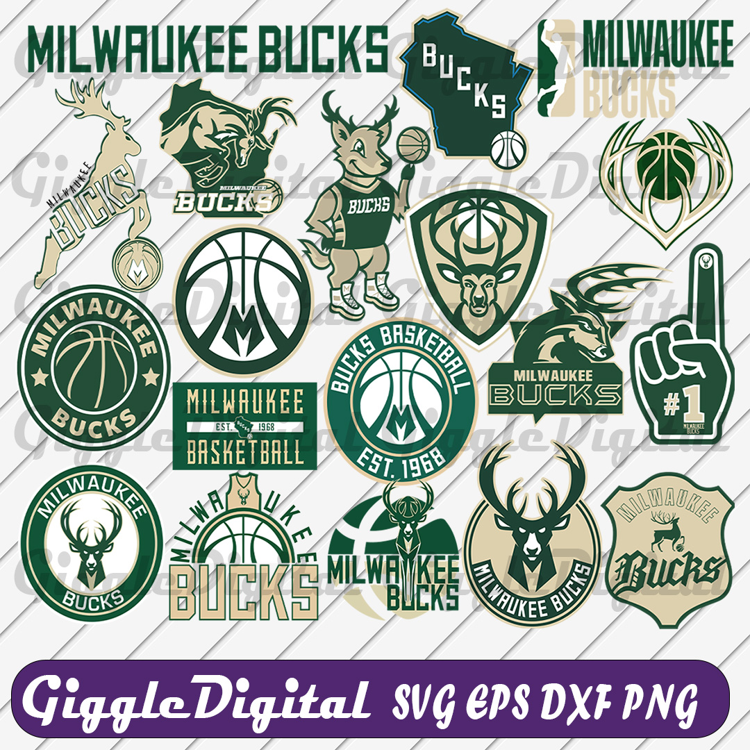 Milwaukee Bucks bundle, Milwaukee Bucks svg, Basketball Team | Inspire ...