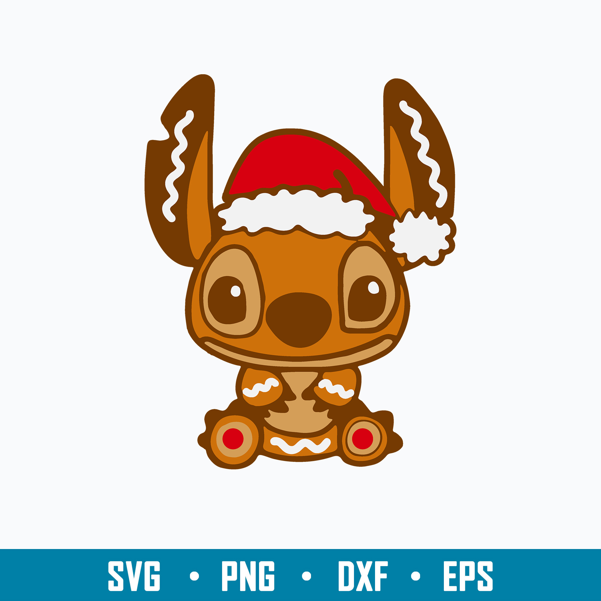 Alien Gingerbread Cookie Svg, Stitch Gingerbread Svg, Disney | Inspire ...