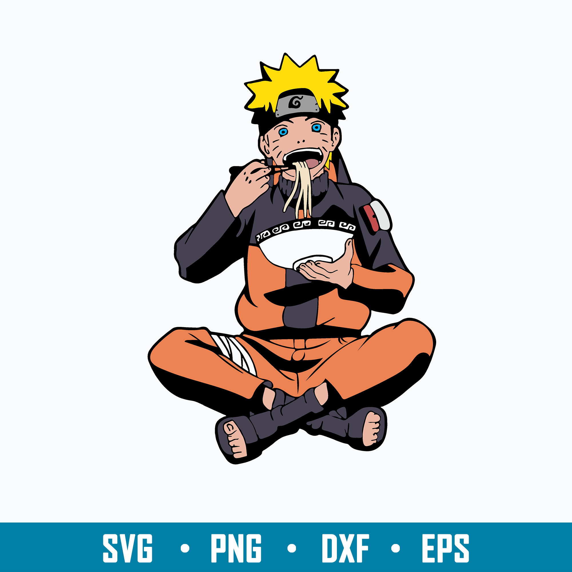 Eats Ramen Svg, Naruto Eating Svg, Anime Svg, Png Dxf Eps Fi | Inspire ...