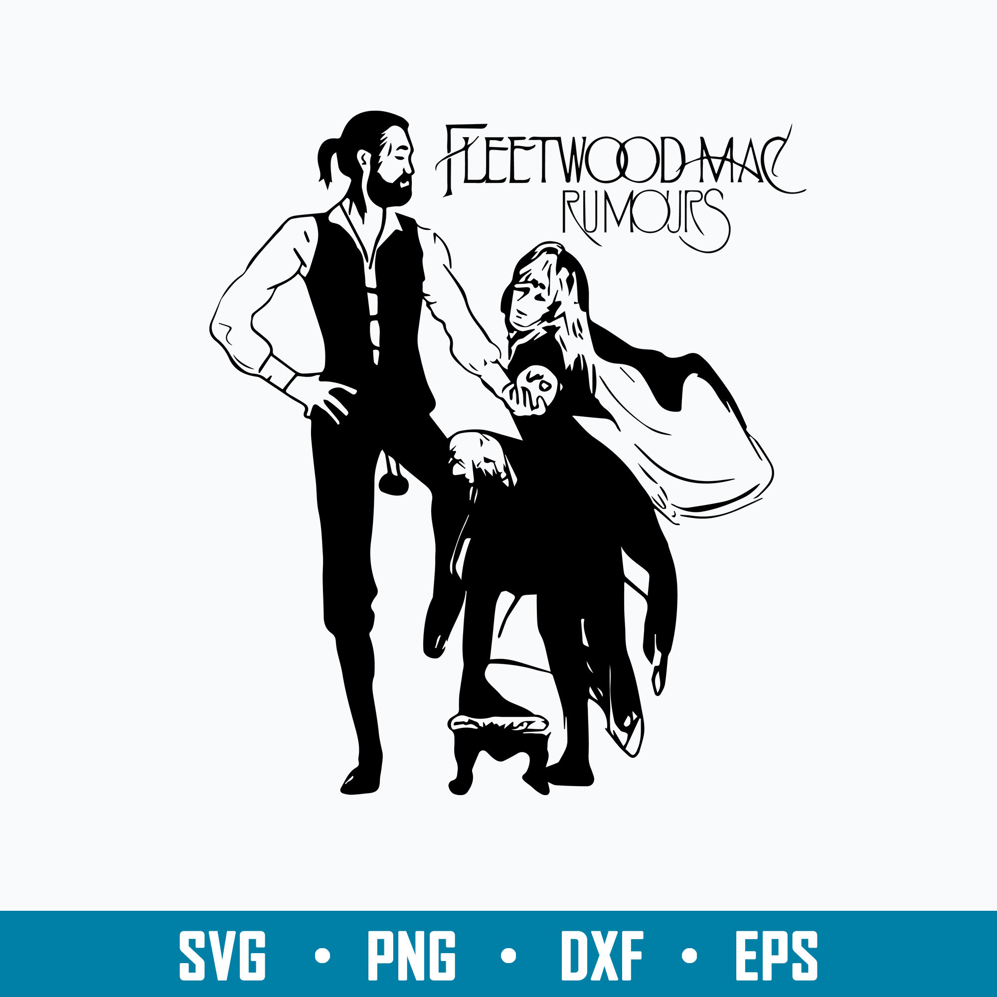 Fleetwoodmac Rumours Svg, Png Dxf Eps File | Inspire Uplift