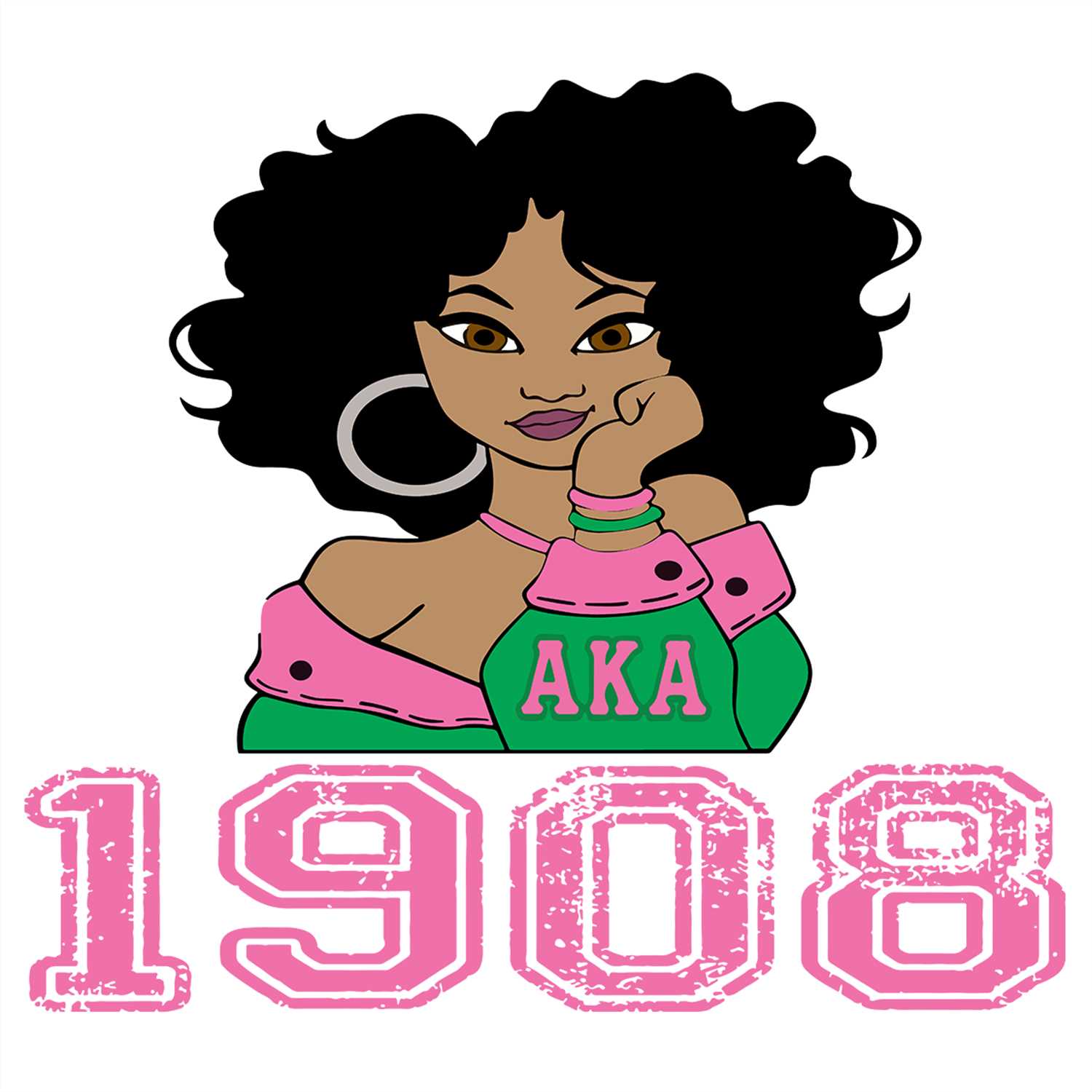 AKA Pretty Girls 1908, Sorority Svg, Aka Girl Gang Svg, AKA | Inspire ...