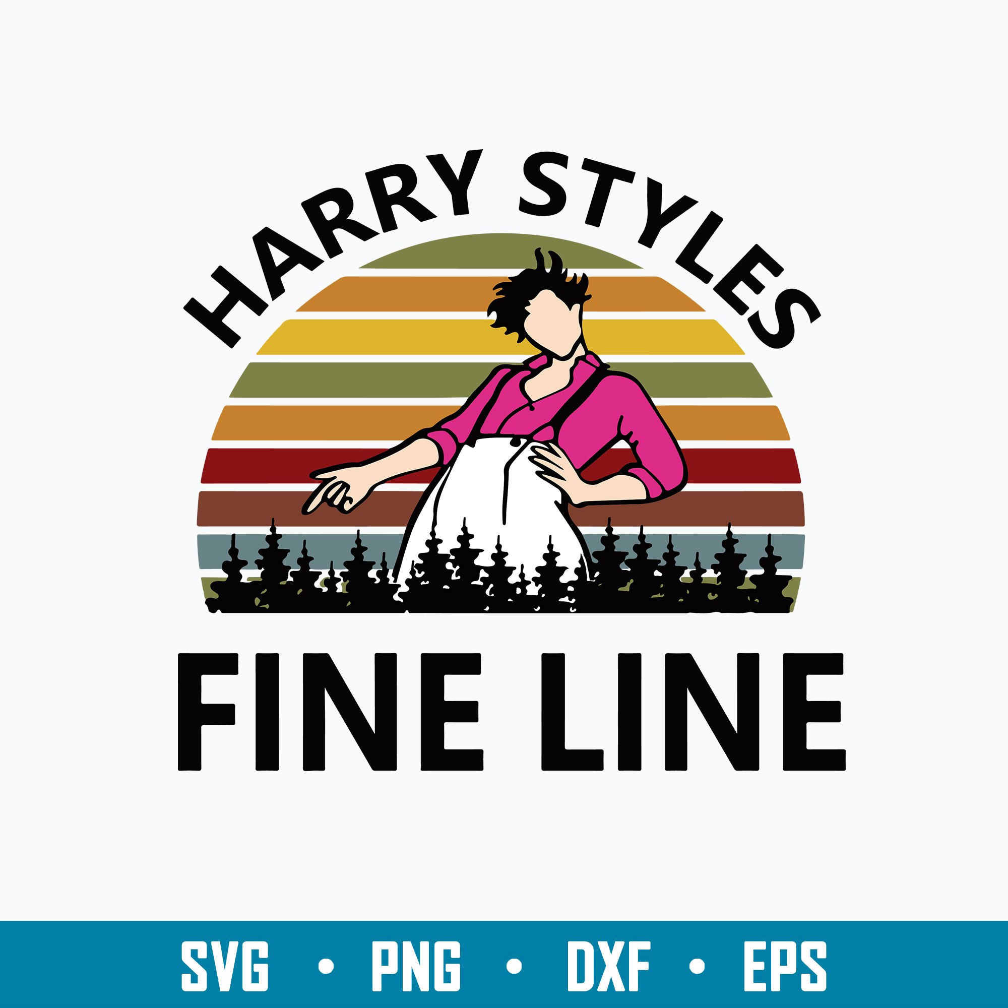 Harry Style Fine Line Svg, Harry Style Svg, png Dxf Eps File | Inspire ...
