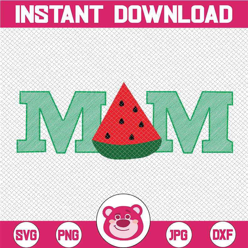 Mom Watermelon svg png, Png Download, Cricut Png Printable, - Inspire ...