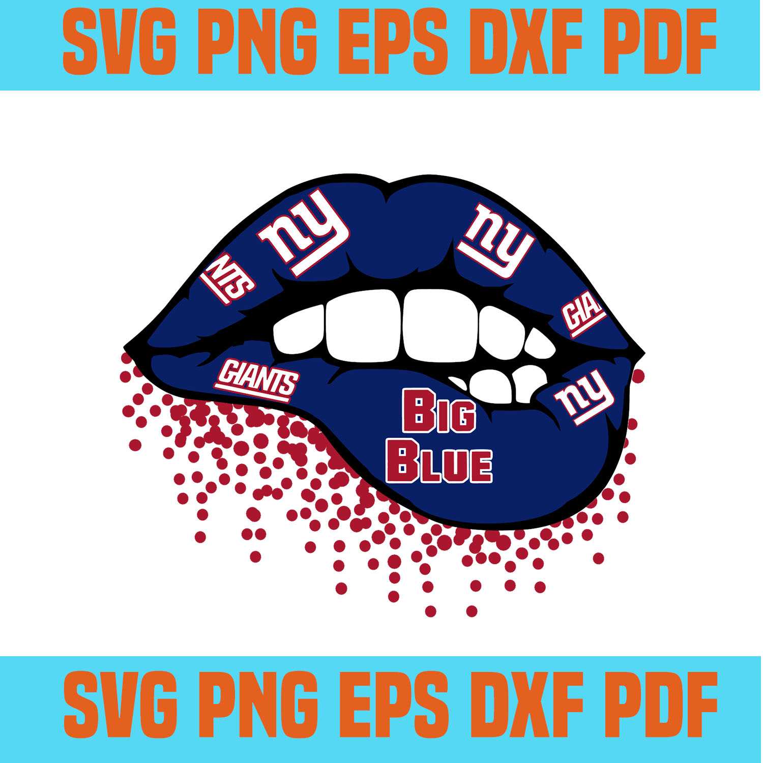Blue devils lips SVG,SVG Files For Silhouette, Files For Cri | Inspire ...