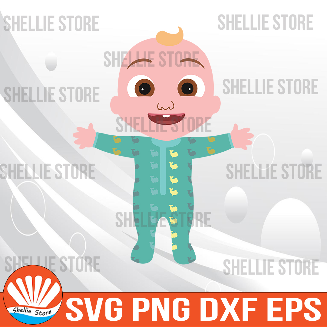 Cocomelon JJ Clipart SVG, Decor Birthday Cake Topper Craft C | Inspire ...