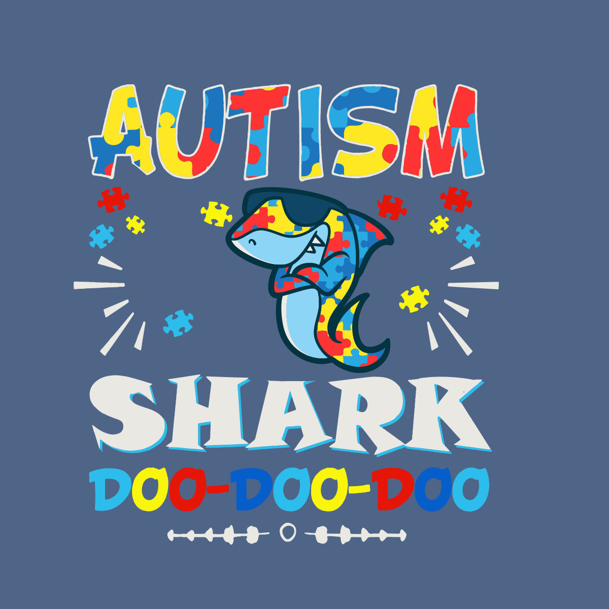 Autism Shark Doo Doo Svg, Autism Svg, Autism Awareness Day S - Inspire ...