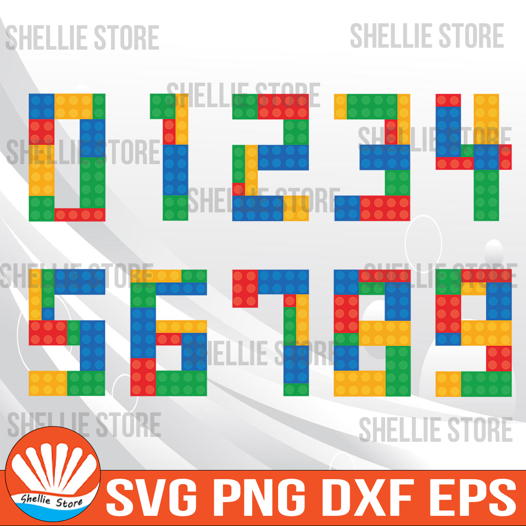 Numbers svg, JPG, png & SVG, DXF cut file, Printable Digital | Inspire ...