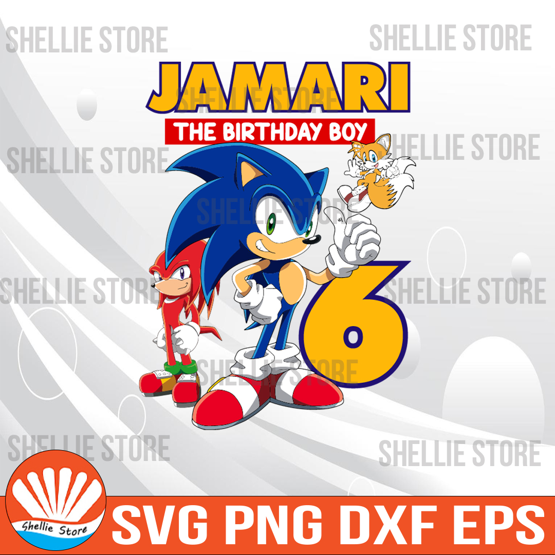 Name the birthday boy with Sonic svg, Cricut, svg files, Fi | Inspire ...