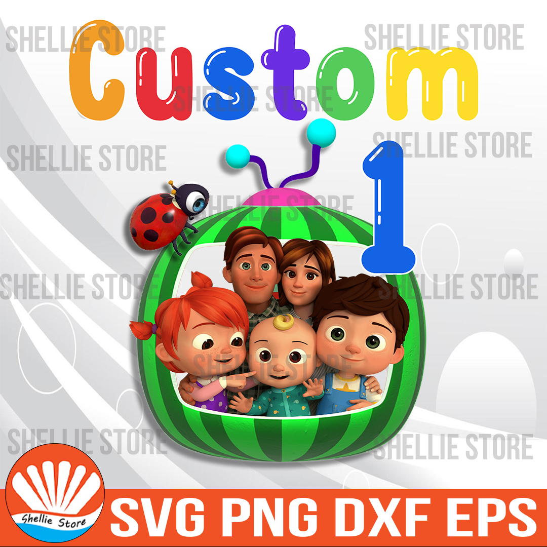 Birthday svg, family Coco-melon svg, Coco-melon svg, Happy B | Inspire ...