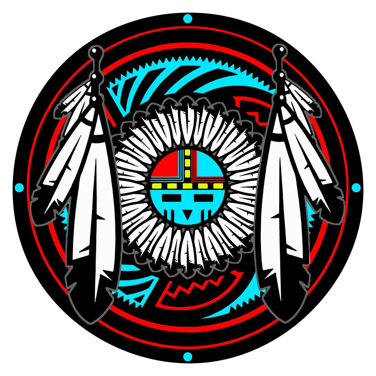 HOPI SUN 6, Native AmericanSVG, Native American Svg, Native | Inspire ...