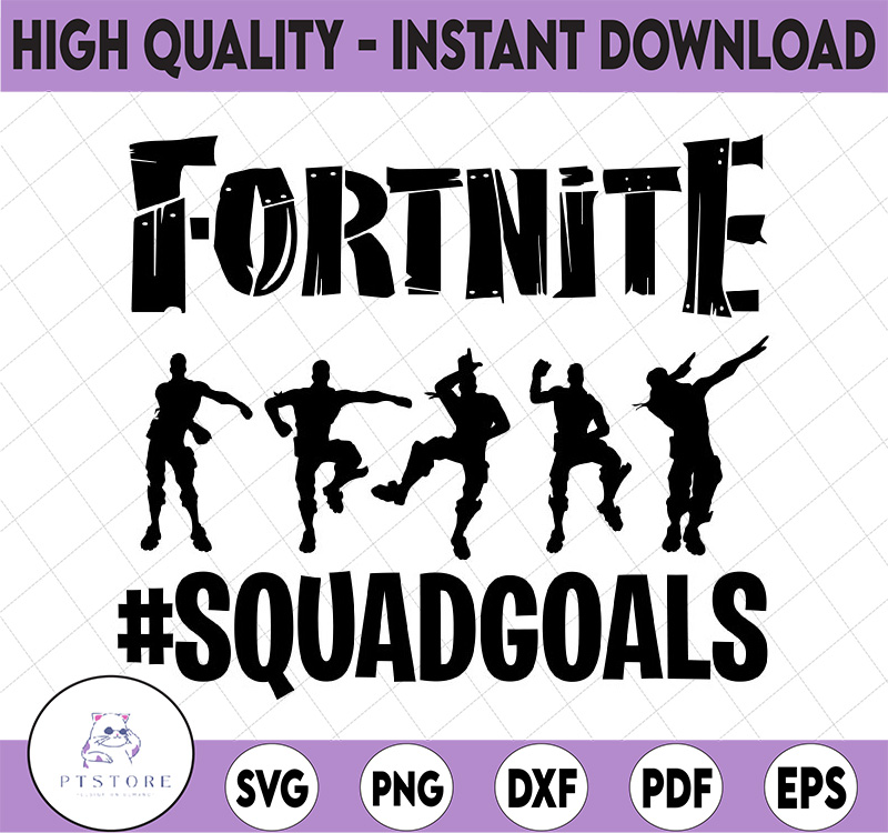 Fortnight Squad Goals SVG, Fortnight svg, Fort, Nite svg , F | Inspire ...
