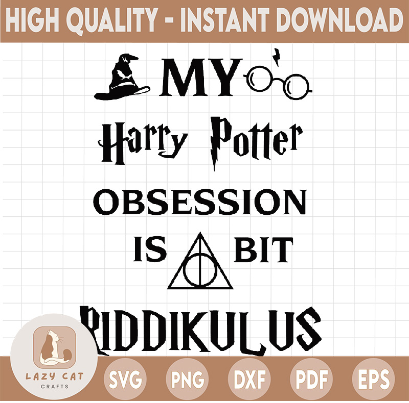 Obsession is a bit Riddikulus SVG Muggle svg muggle clipart - Inspire ...