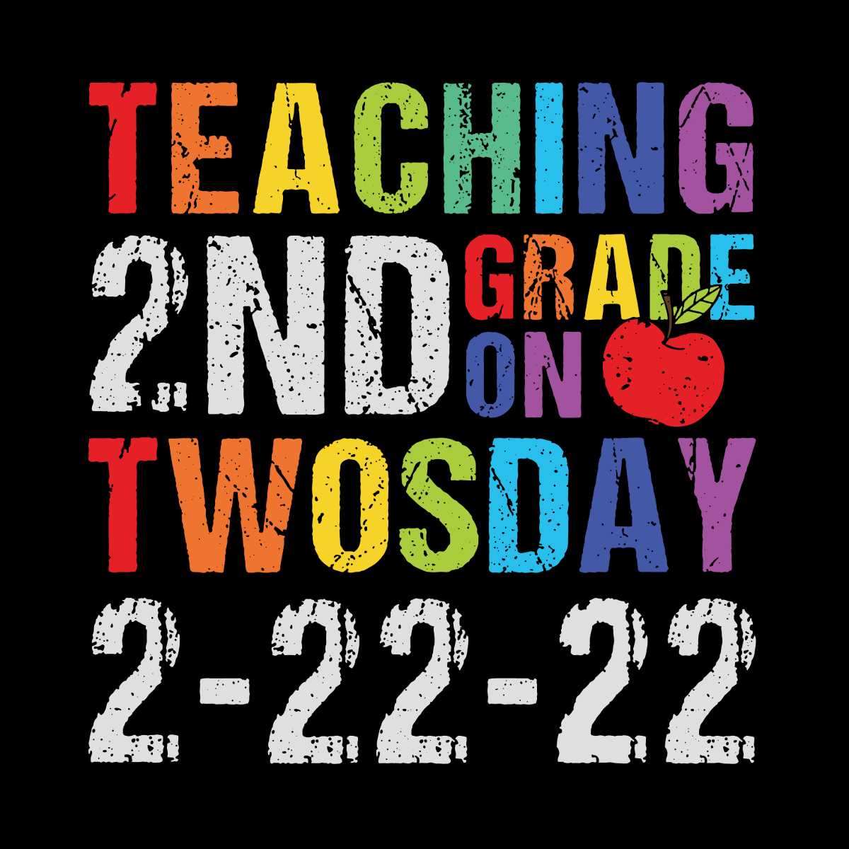 Teaching 2nd Grade on Twosday 2/22/2022 Svg, Trending Svg, T - Inspire ...