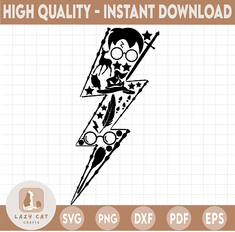 Harry potter Flash SVG, Harry Potter theme, Harry Potter pri | Inspire ...