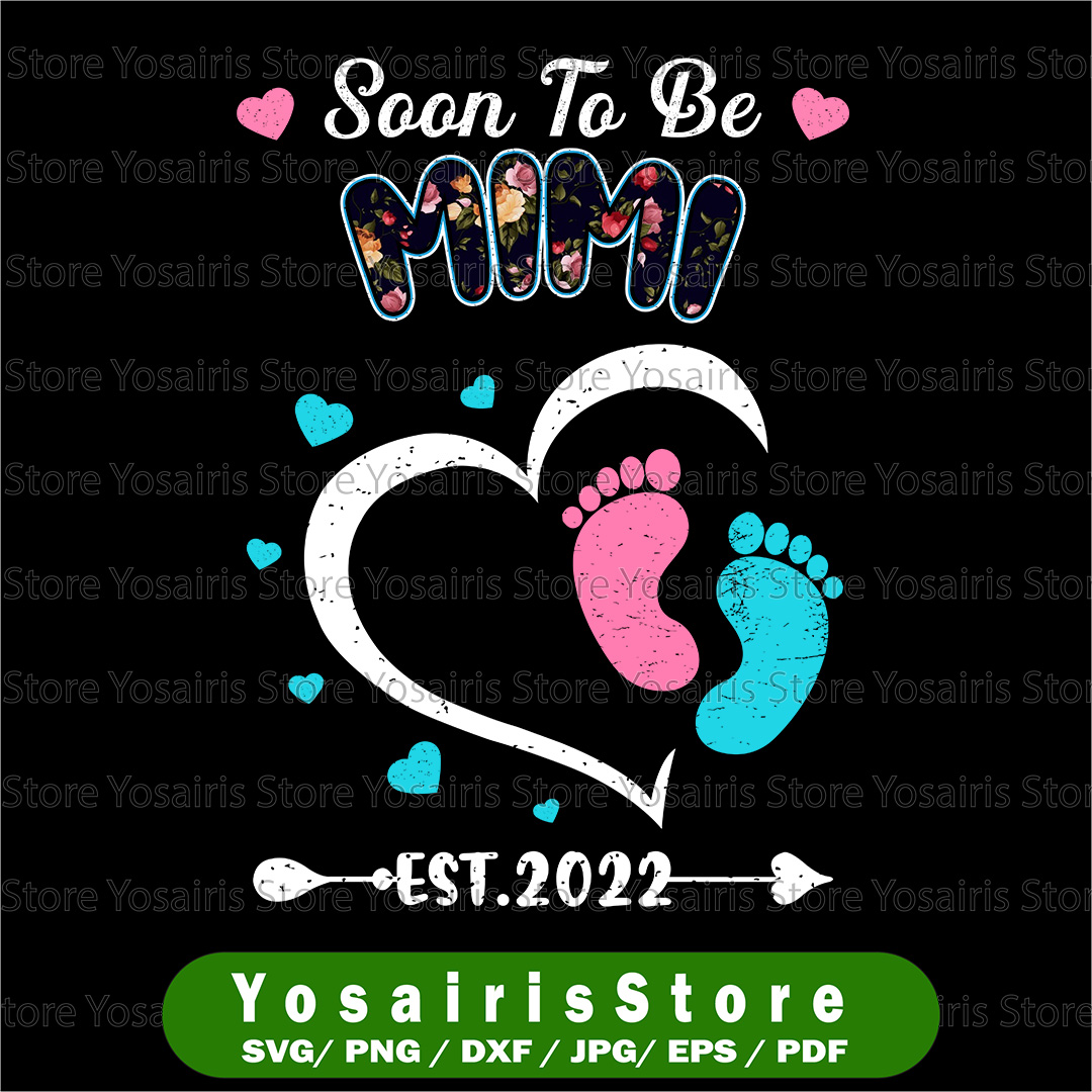 Soon To Be Mimi 2022 Png, Grandma Announce Grandkid Png, mim - Inspire ...