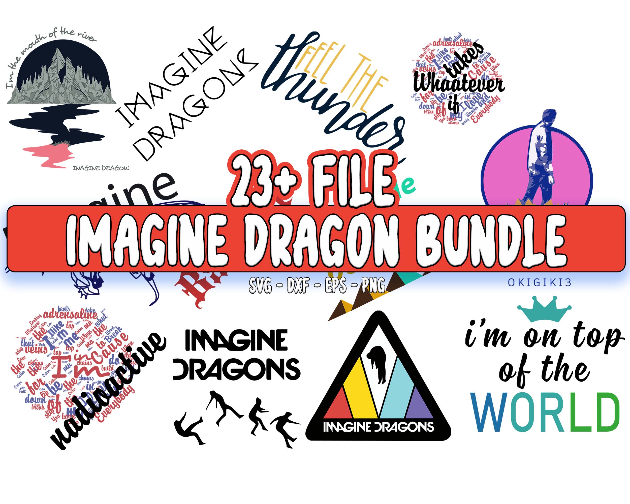 23 file Imagine Dragon bundle svg , cricut , digital downdl | Inspire ...