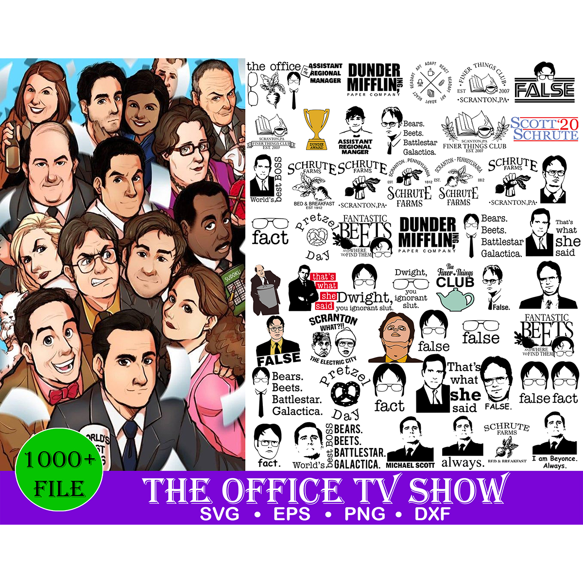 1000 The Office Svg, The Office TV show Svg, High quality de | Inspire ...
