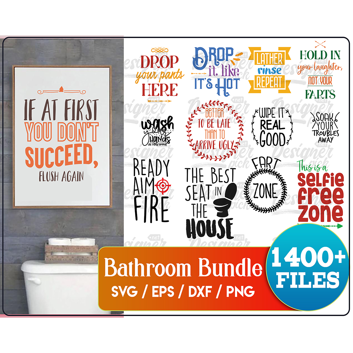1400 Bathroom Svg, Bathroom Svg Bundle, Bathroom Sign Svg, W | Inspire ...
