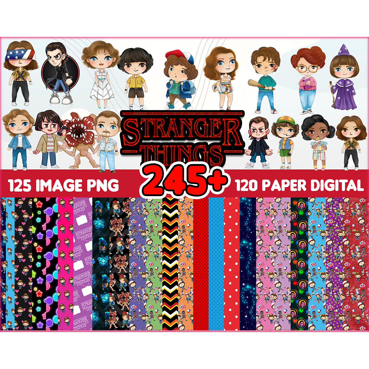 245 Stranger Things Png Bundle, Stranger Things PNG Bundle, - Inspire ...
