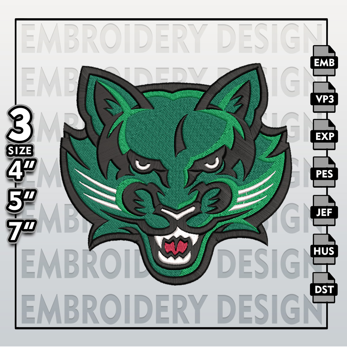 Binghamton Bearcats Embroidery Designs, NCAA Logo Embroidery | Inspire ...