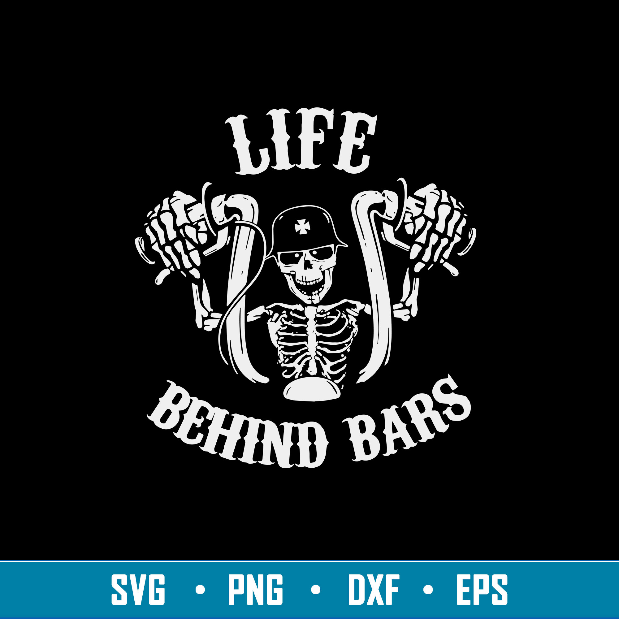 Life Behind Bars Bicycle Svg, Skeleton Bicycle Svg, Funny Sv | Inspire ...