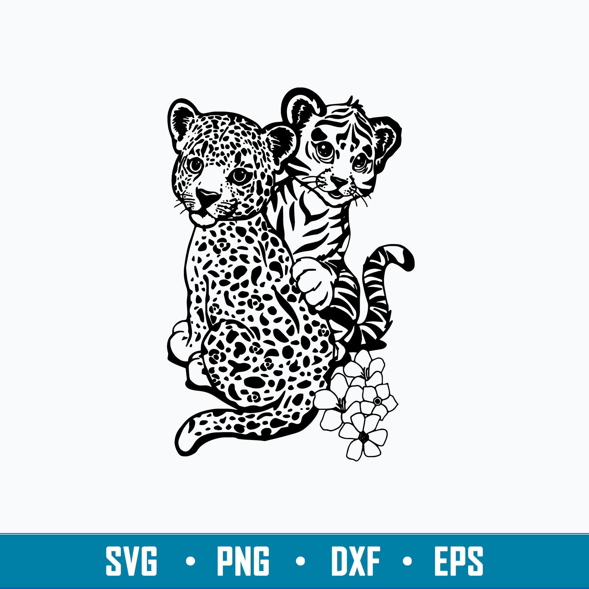 Lisa Frank Tiger Svg, Animal Svg, Png Dxf Eps File - Inspire Uplift