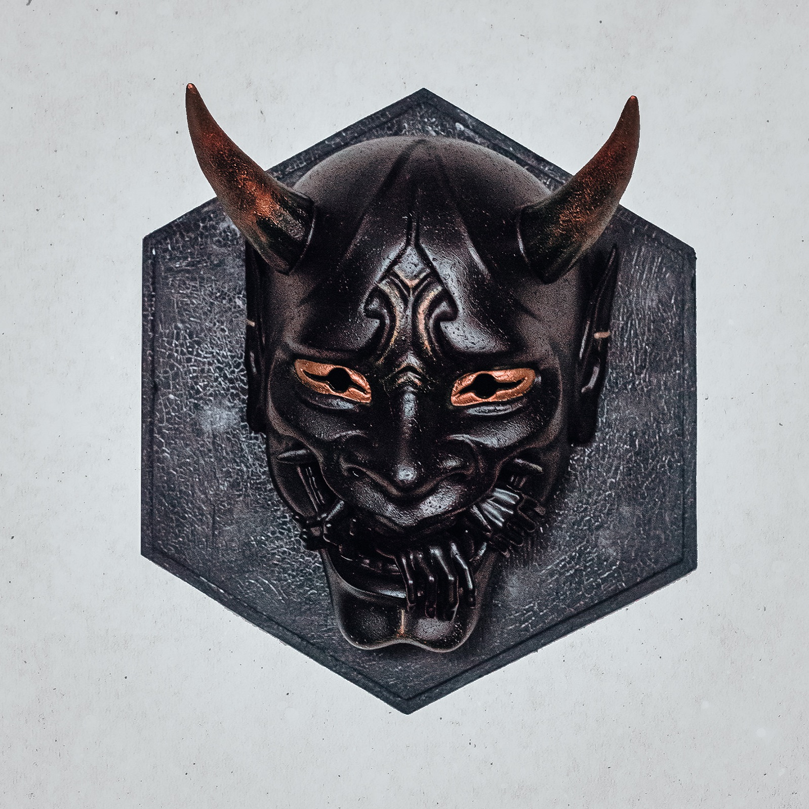 Mask Shinobi Hunter of Yasiro Shrine. Japan mask daemon Oni. - Inspire ...