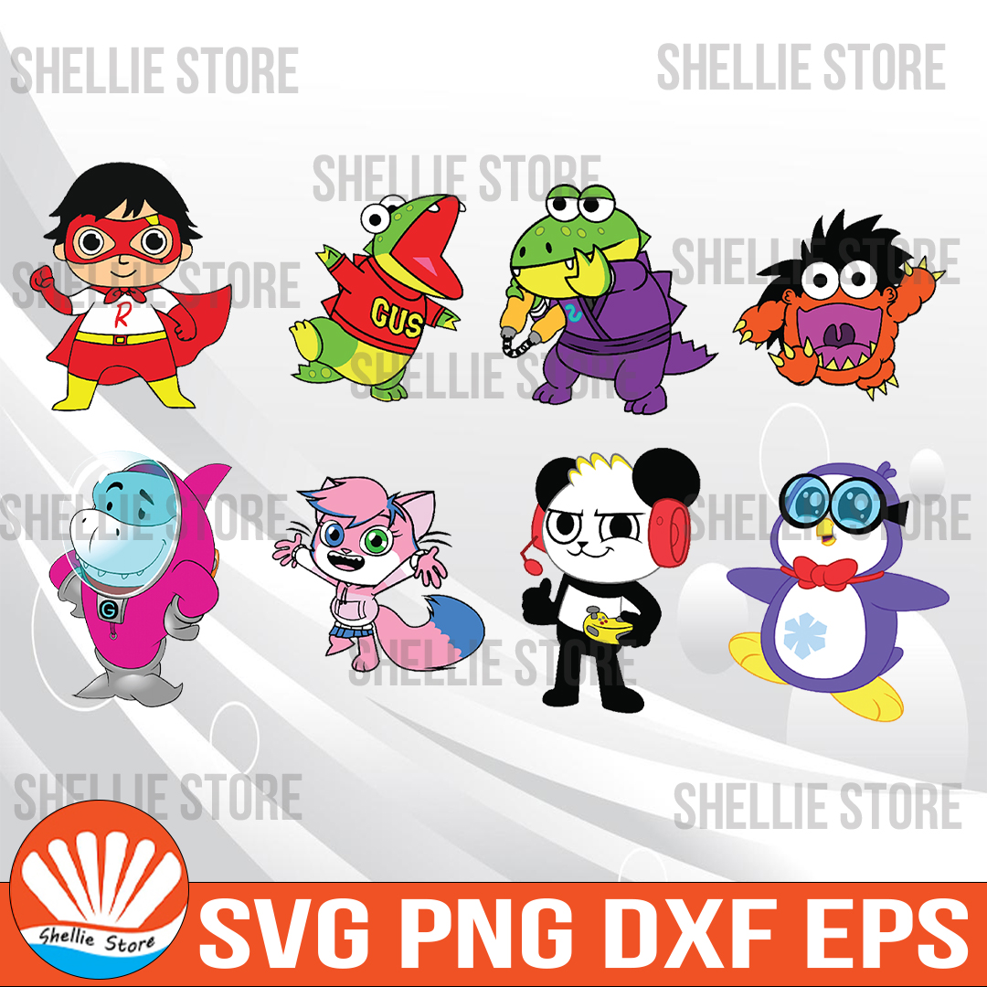 Cartoons Ryan's world svg, cartoon svg, supper girl svg, svg | Inspire ...