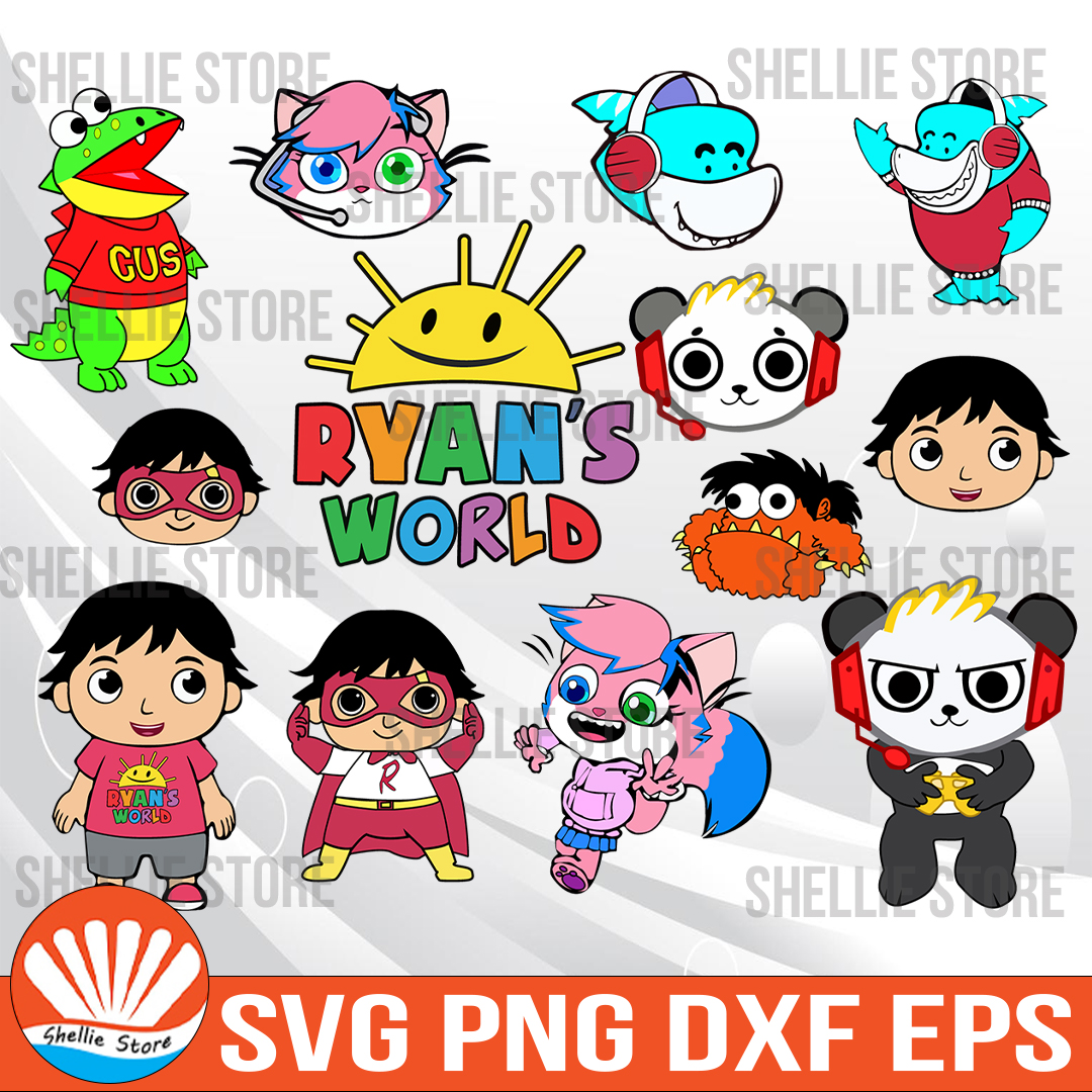 Ryan's world character svg, cartoon svg file, Cricut, svg fi | Inspire ...
